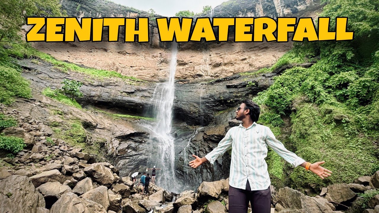 ZENITH WATERFALL IN KHOPOLI 🌊🌧️ ||zenith waterfall || Khopoli waterfall ...