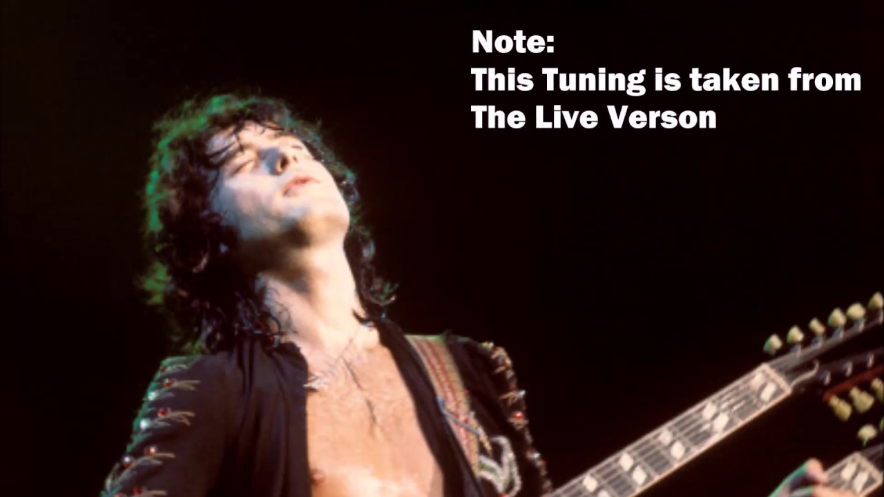 Led Zeppelin, The Rain Song Tuning (LIVE VERSION) just tune TWO Strings ...