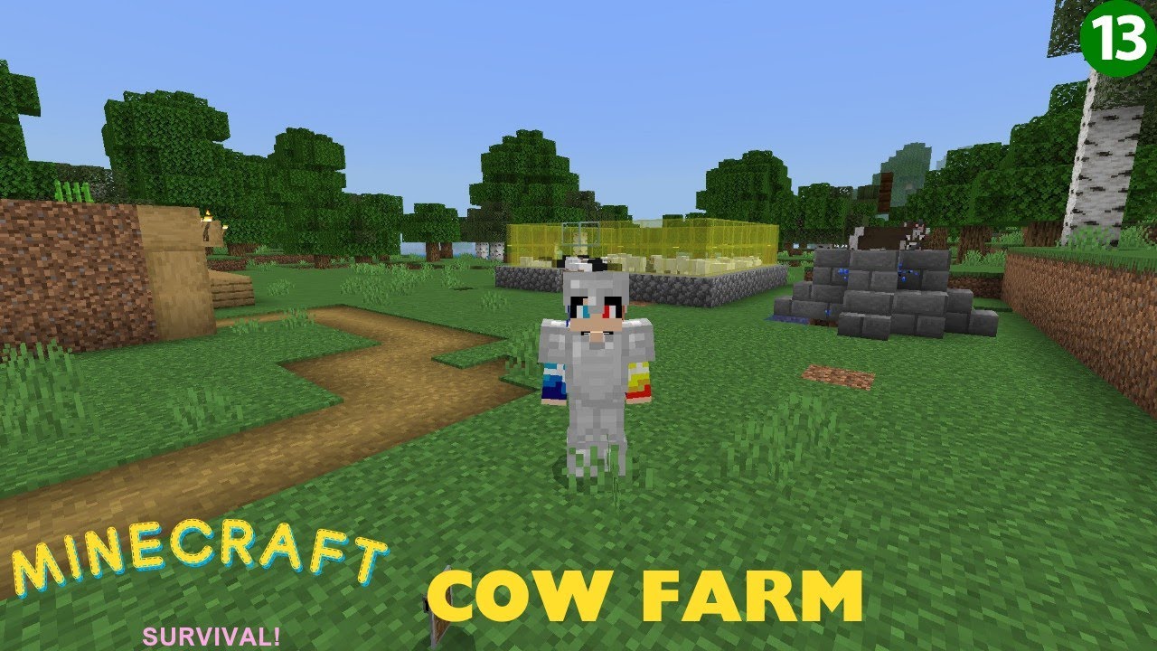 Minecraft Survival Cow Farm |TWP♡ʏᴏᴜᴛᴜʙᴇʀ| (part 13) @minecraft - YouTube