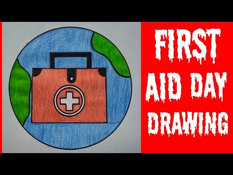 WORLD FIRST AID DAY POSTER | WORLD FIRST AID DAY DRAWING || Iqra ...
