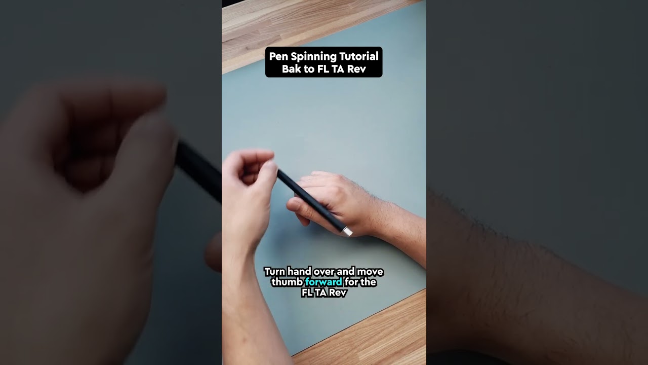 BAK to FL TA REV pen spinning tutorial 🌀 #shorts - YouTube