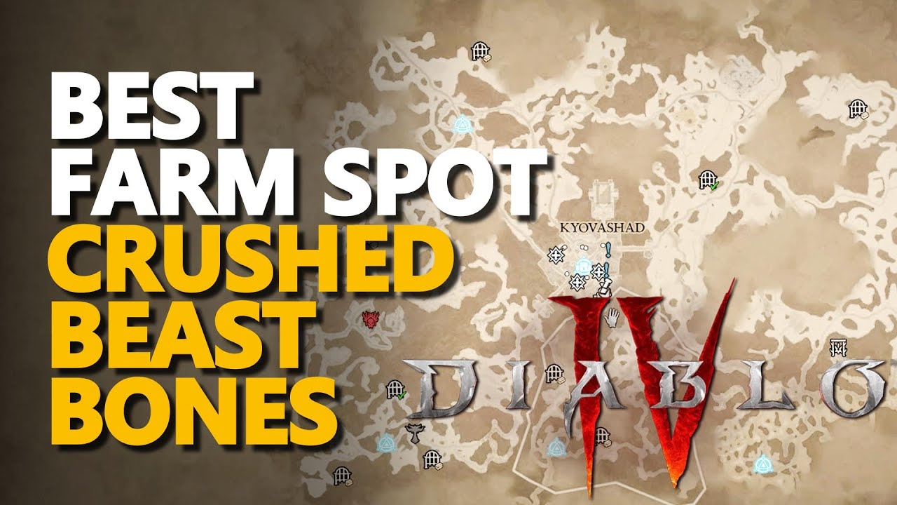 How to farm Crushed Beast Bones Diablo 4 - YouTube