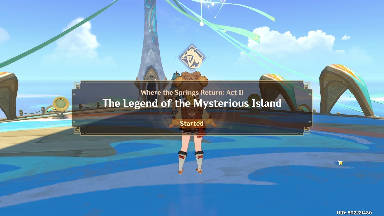 Story Quest | The Legend of the Mysterious Island | Natlan 5.0 Genshin ...