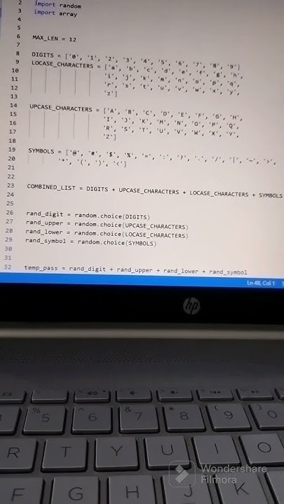 Create A Password Generator Using Pythoncoding Python Programming Pythonprogramming Youtube