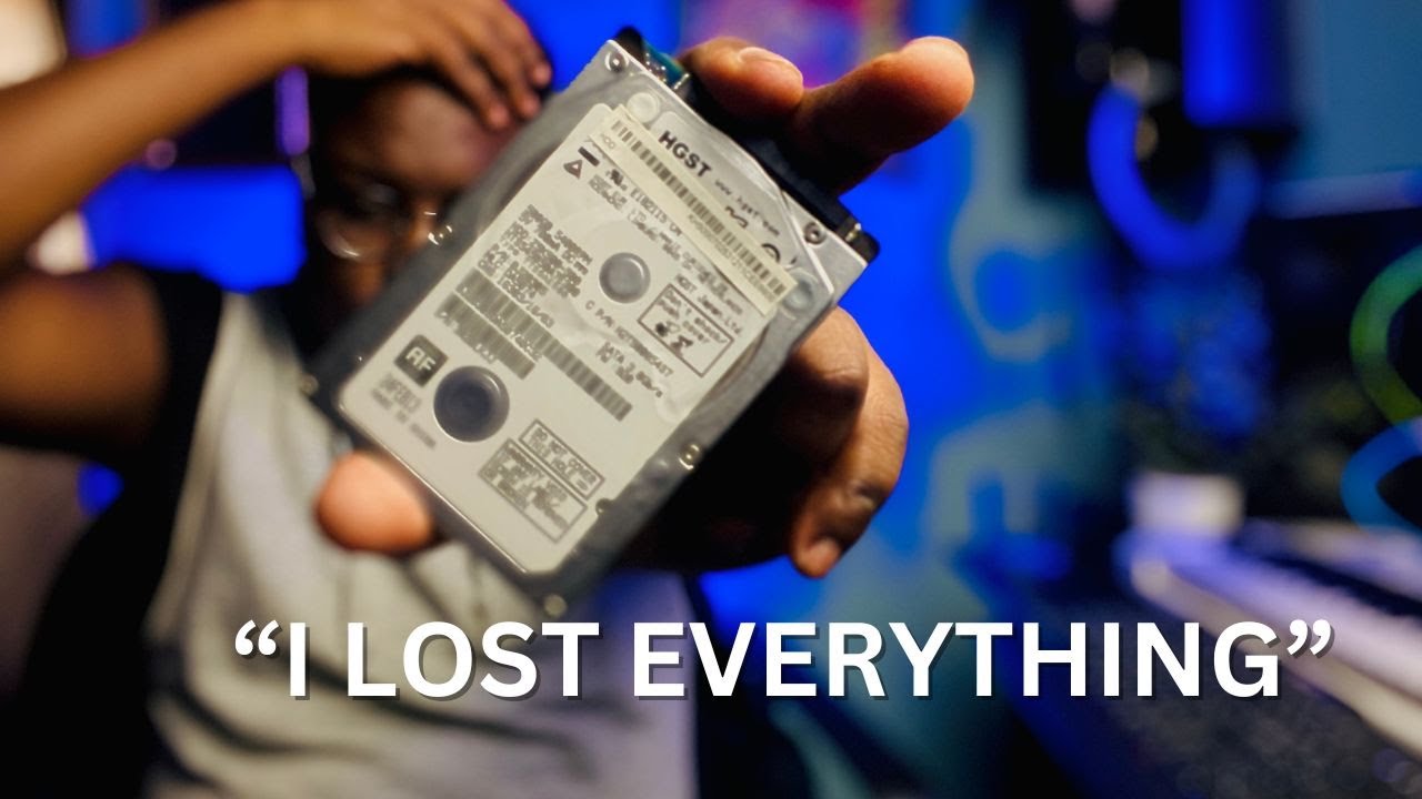 My Hard Drive Crashed, I lost Almost Everything - YouTube