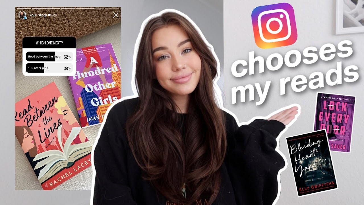 Instagram picks what I read for a week! *reading vlog* - YouTube