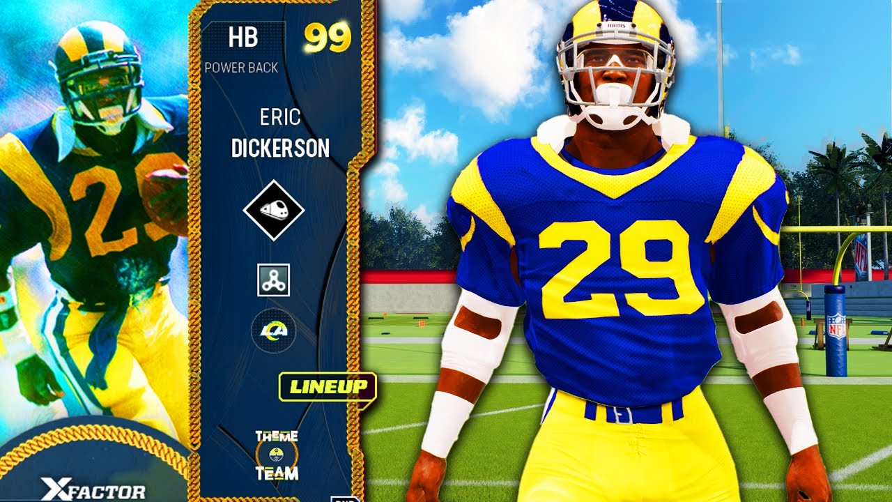Eric Dickerson's X-Factor is BACK in Madden 23! - YouTube