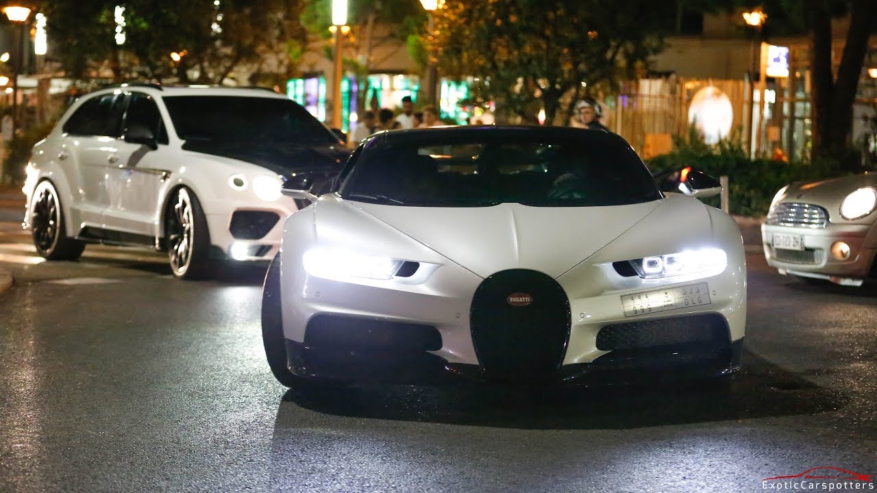 Arab Bugatti Chiron Driving On The Road Youtube