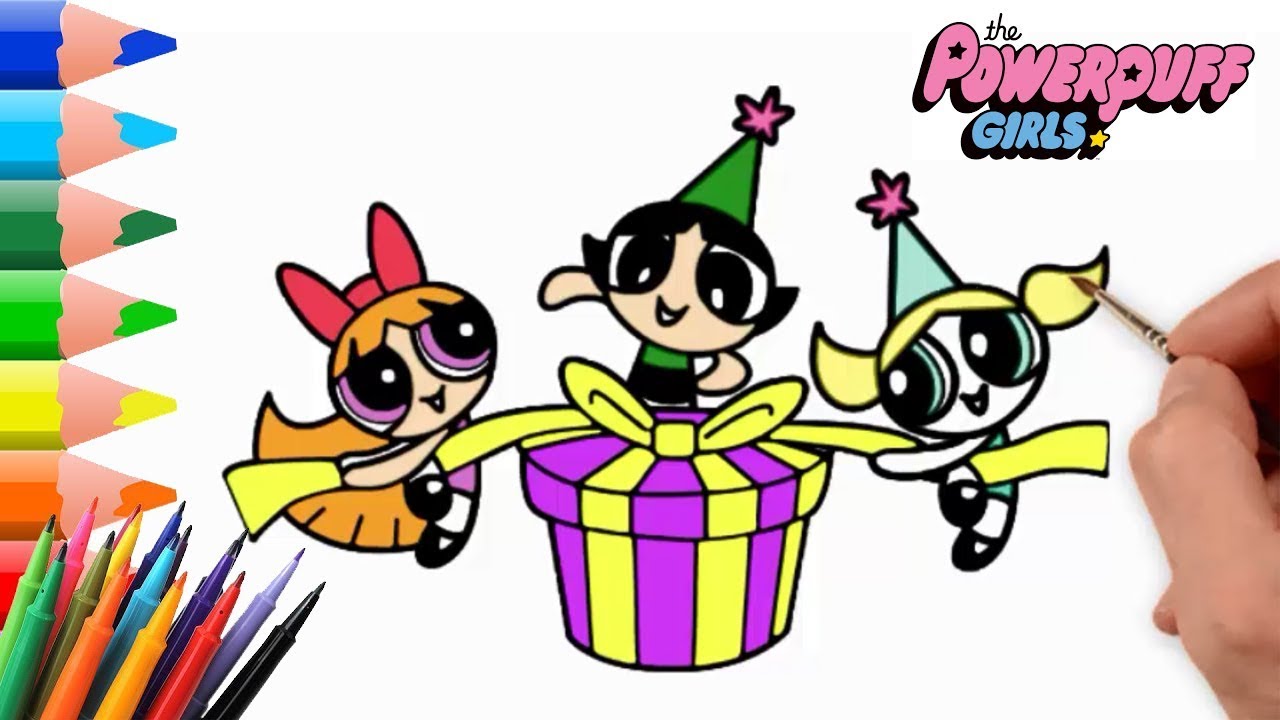 Powerpuff Girls Color Swap | Happy Birthday!! Let's Have Fun! - YouTube