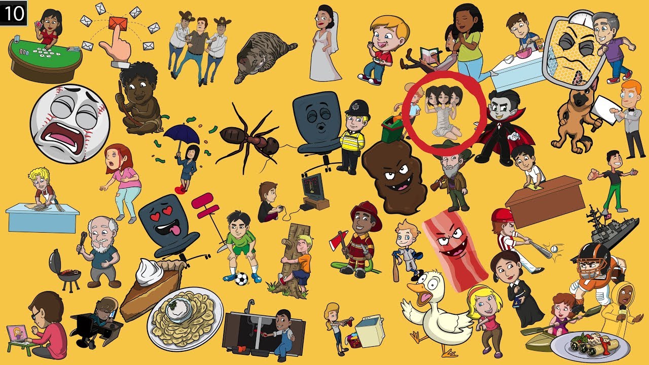 Spot and Find The Hidden 3 Headed Girl (Game) - YouTube