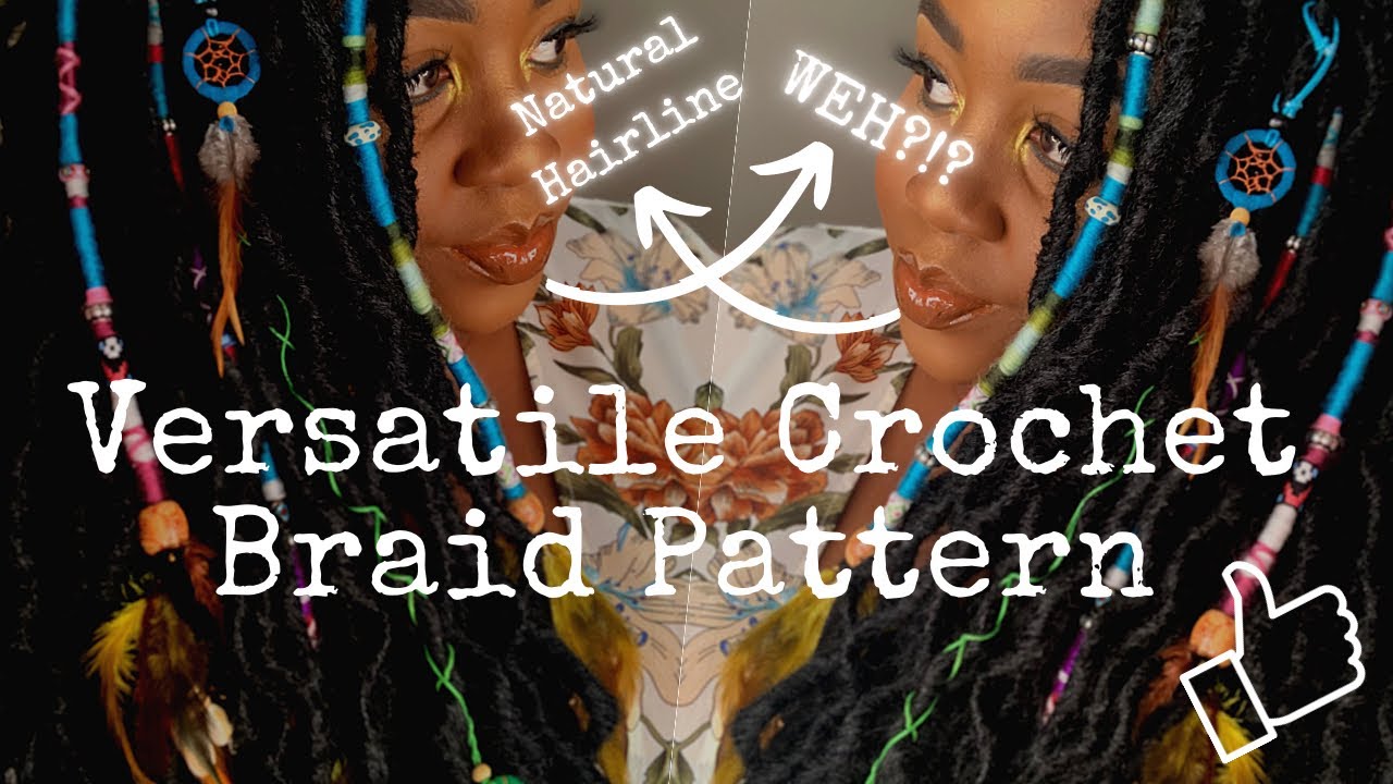 How To Beginner Friendly Crochet Braid Pattern | MissUniqueBeautii ...