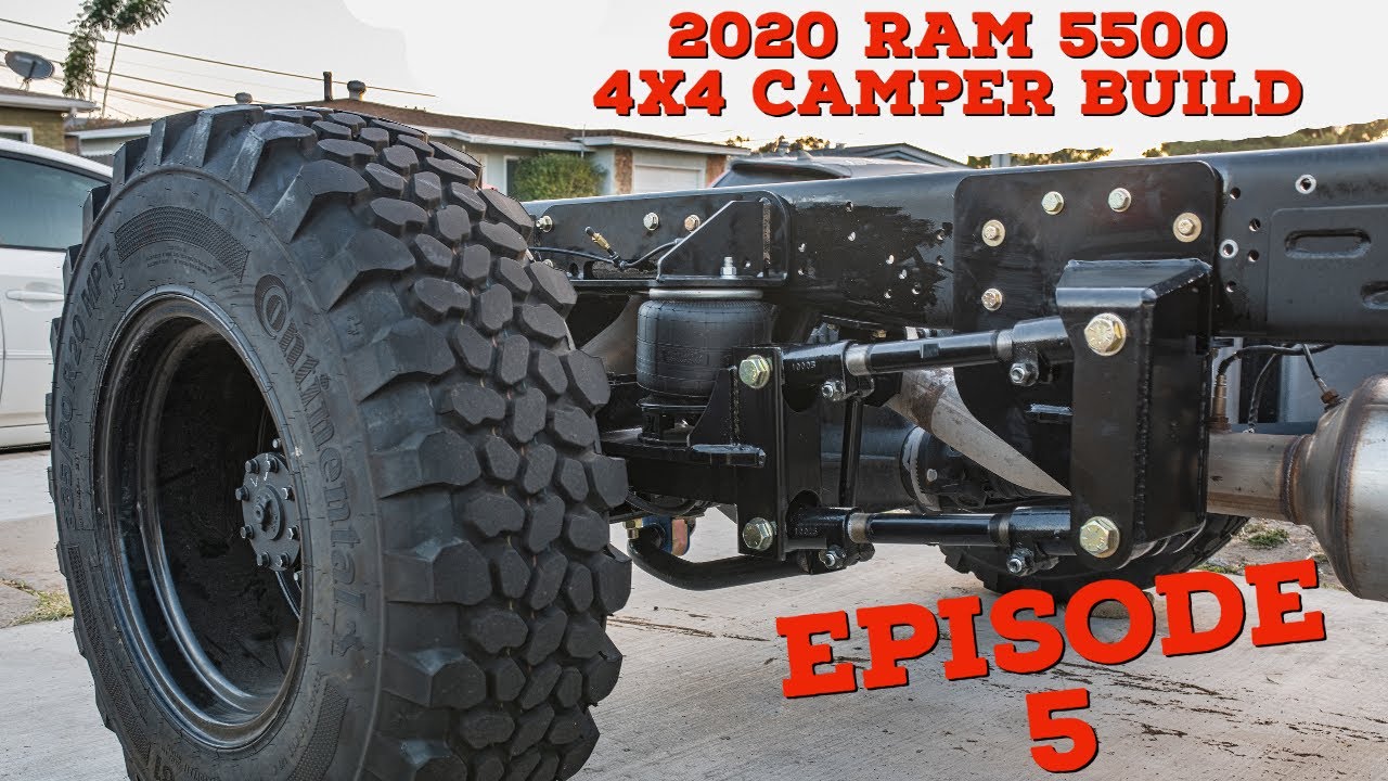 2020 Ram 5500 4x4 Off Grid Camper Build EPISODE #5 - YouTube