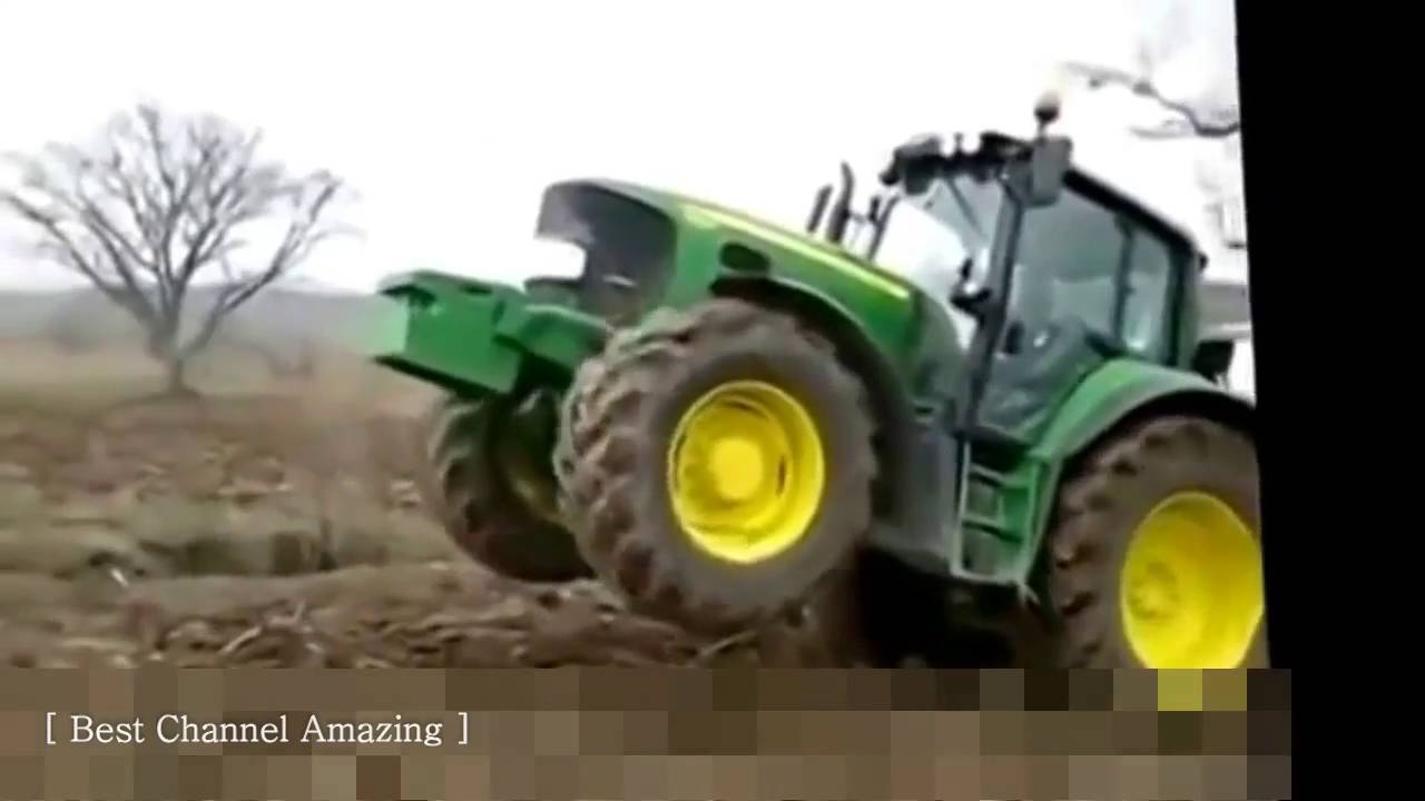 TOP funny tractor accidents, Most crazy tractor driver, Funny tractor ...