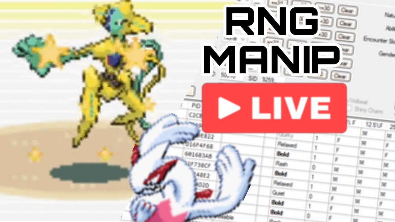 POKEMON EMERALD SHINY LEGENDRY RNG MANIPULATION LIVE! #live #pokemon # ...