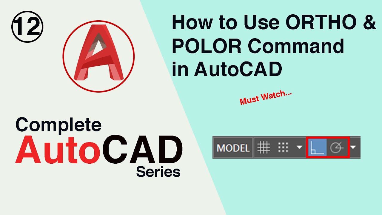 ORTHO AND POLAR TRACKING IN AUTOCAD YouTube ortho-and-polar-tracking-in-autocad-youtube