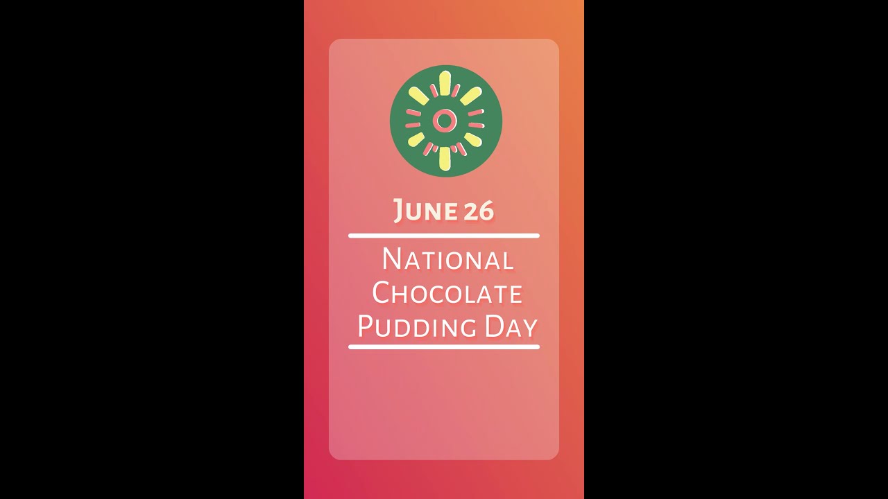 The Sweet History of National Chocolate Pudding Day - YouTube