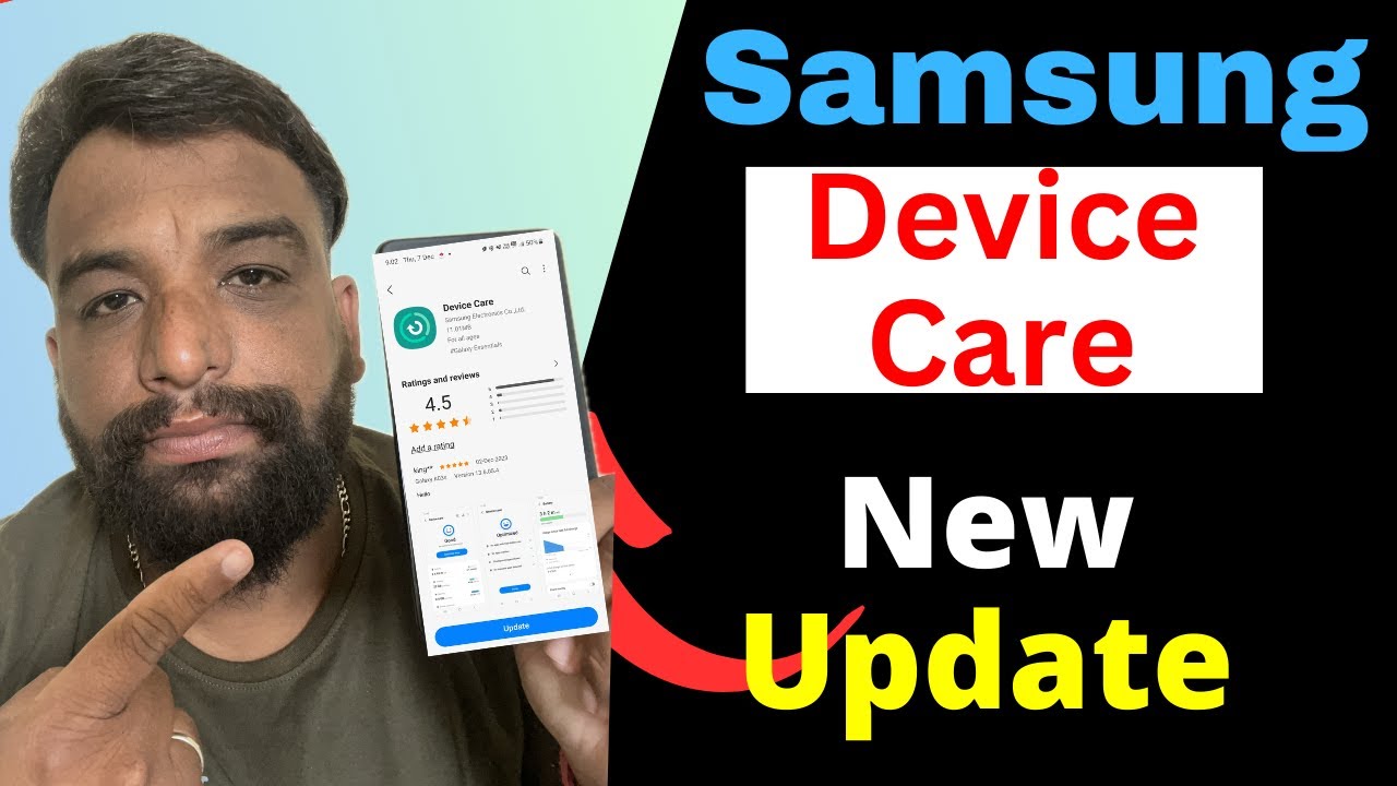 Samsung Device Care New Update Everything You Need to Know - YouTube