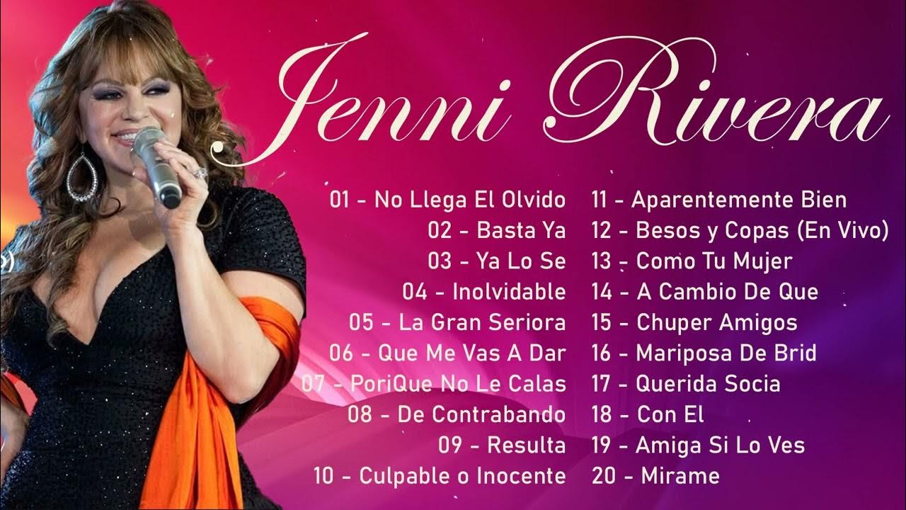Jenni Rivera - 20 Éxitos - YouTube