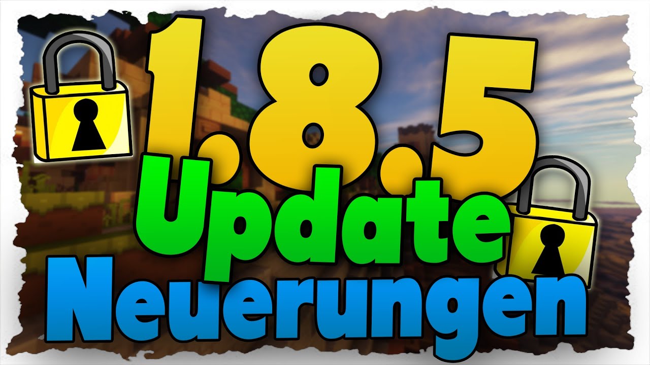 Minecraft 1.8.5 Update – Was ist Neu? (German) Alle Neuerungen & 1.9 ...