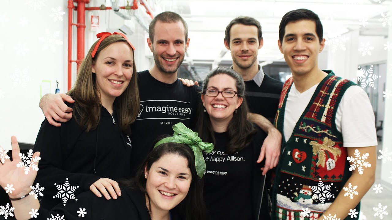 Happy Holidays from Imagine Easy Solutions - YouTube