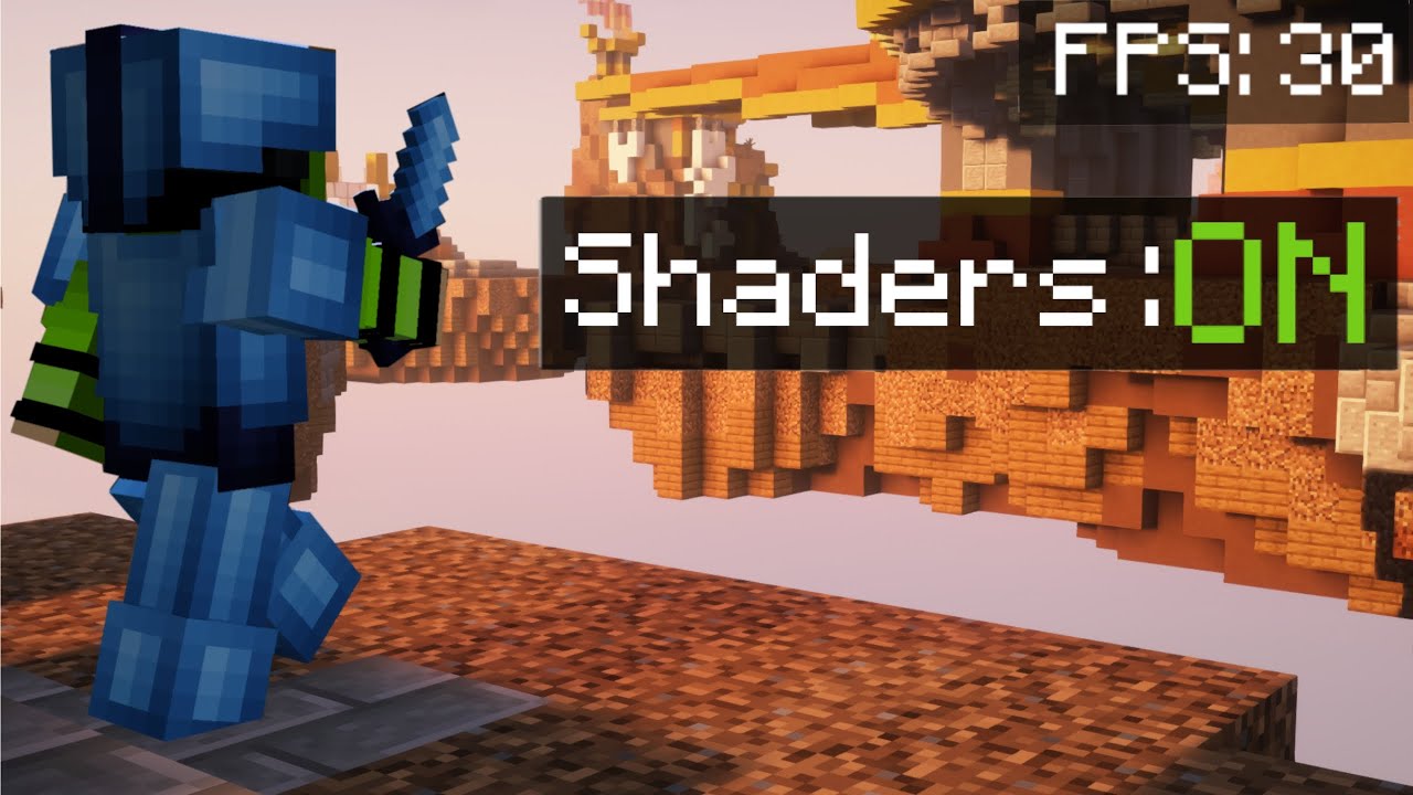 LE MIGLIORI SHADERS PER LE BEDWARS - YouTube