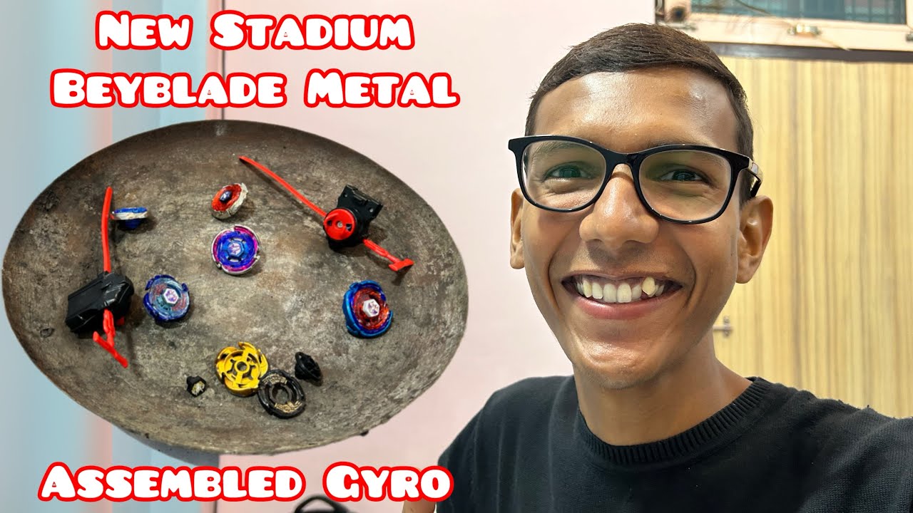 Beyblade Metal Assembled Gyro : New Stadium - YouTube