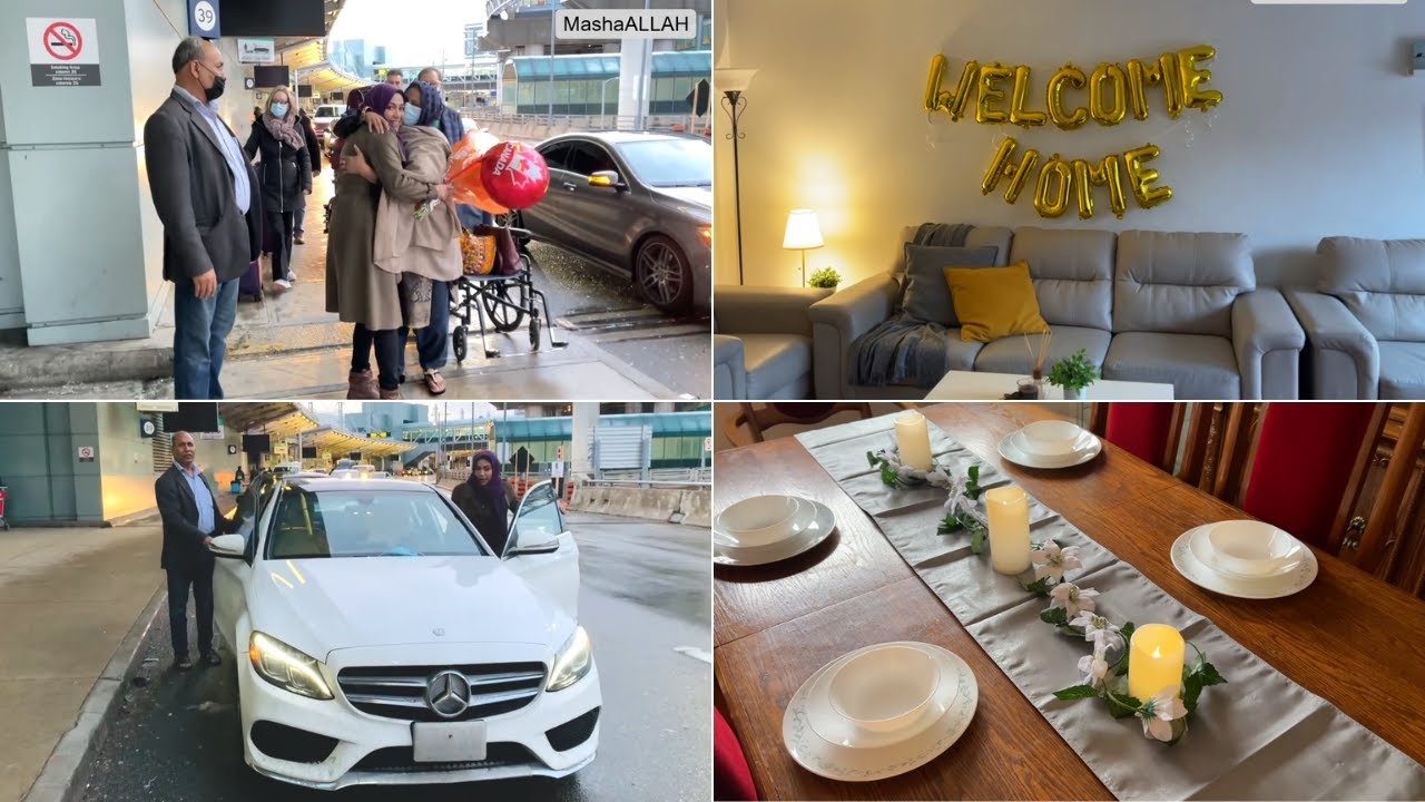 Ammi Abbu Welcome To Canada | Pakistan To Canada Travel Vlog | Huma ...