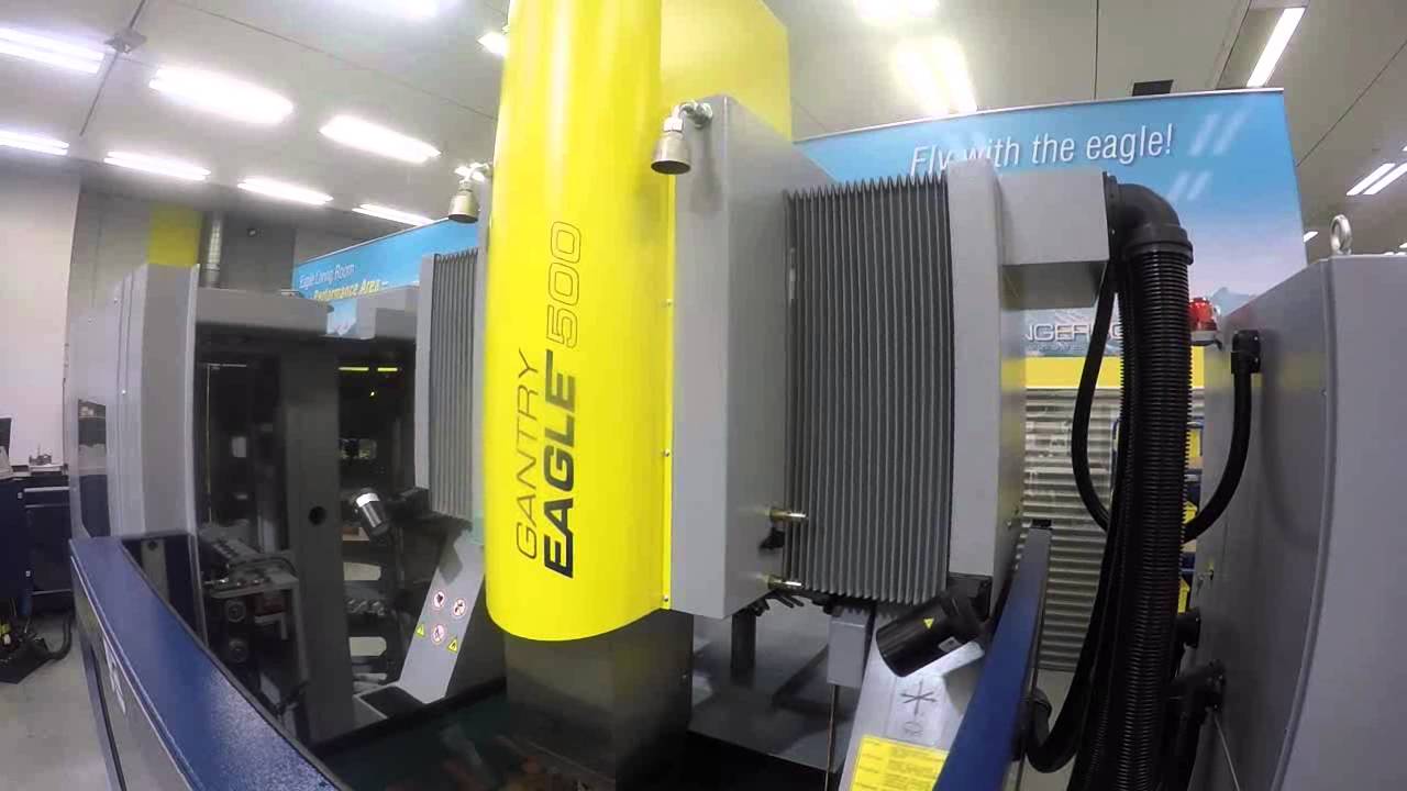 Gantry Eagle 500 High Speed Jump Plus by OPS-INGERSOLL - YouTube