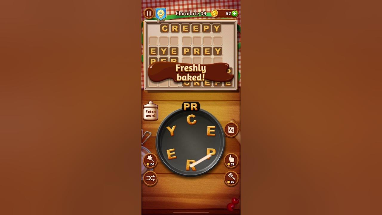Word Cookies Chocolate Level 3 - YouTube