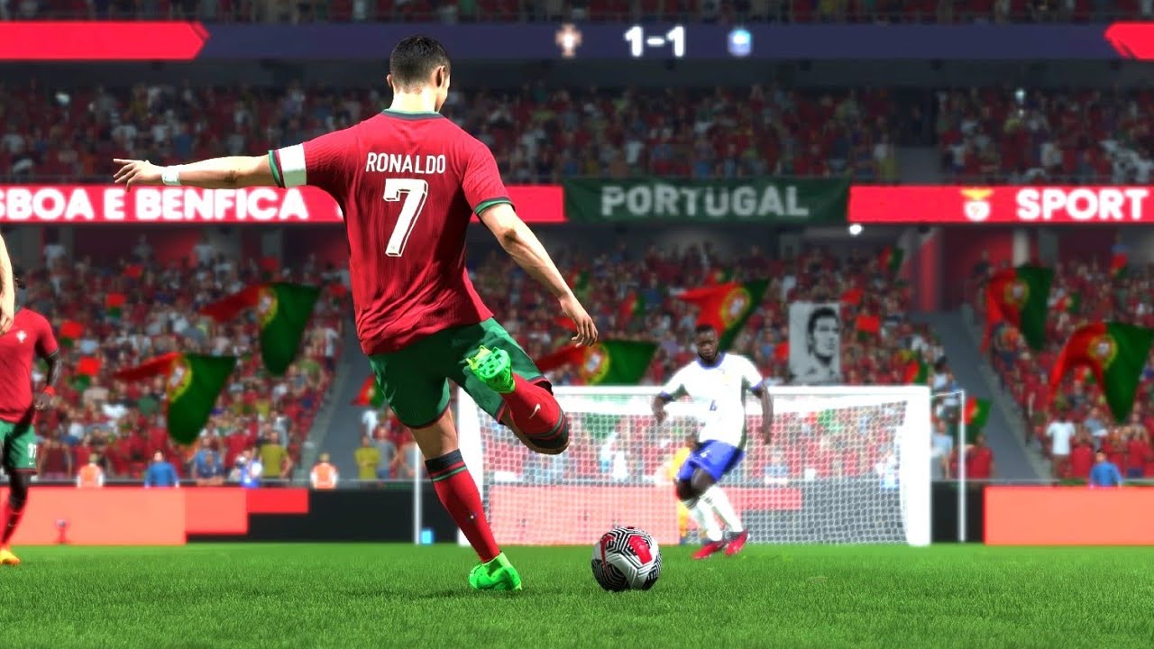 Cristiano Ronaldo Power Shot Goals Compilation FC 24 - PS5 4K HDR/60 ...