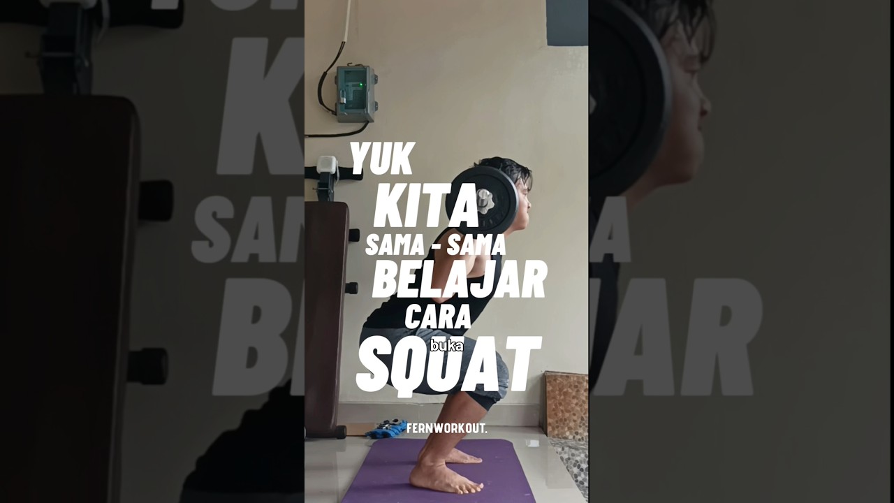 Cara Squat yang baik #workout #tutorial #tips #gymworkout #squat #squats #legday #latihan # ...