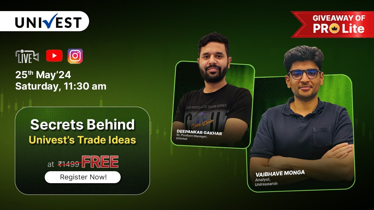 Secrets behind Univest’s Trade Ideas | Univest - YouTube