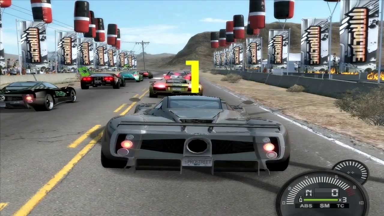 Need For Speed: ProStreet - Race #181 - Speed Challenge (Nevada Highway ...