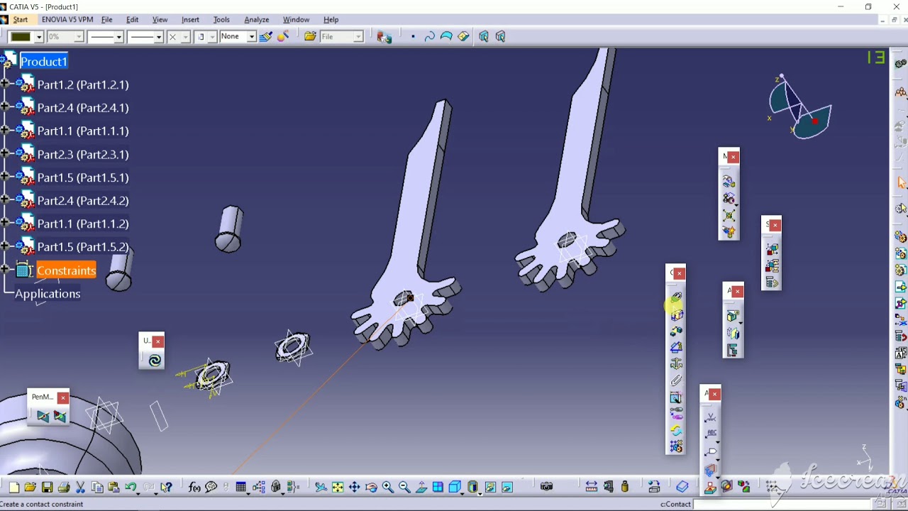 Catia Project Assembly Video - YouTube