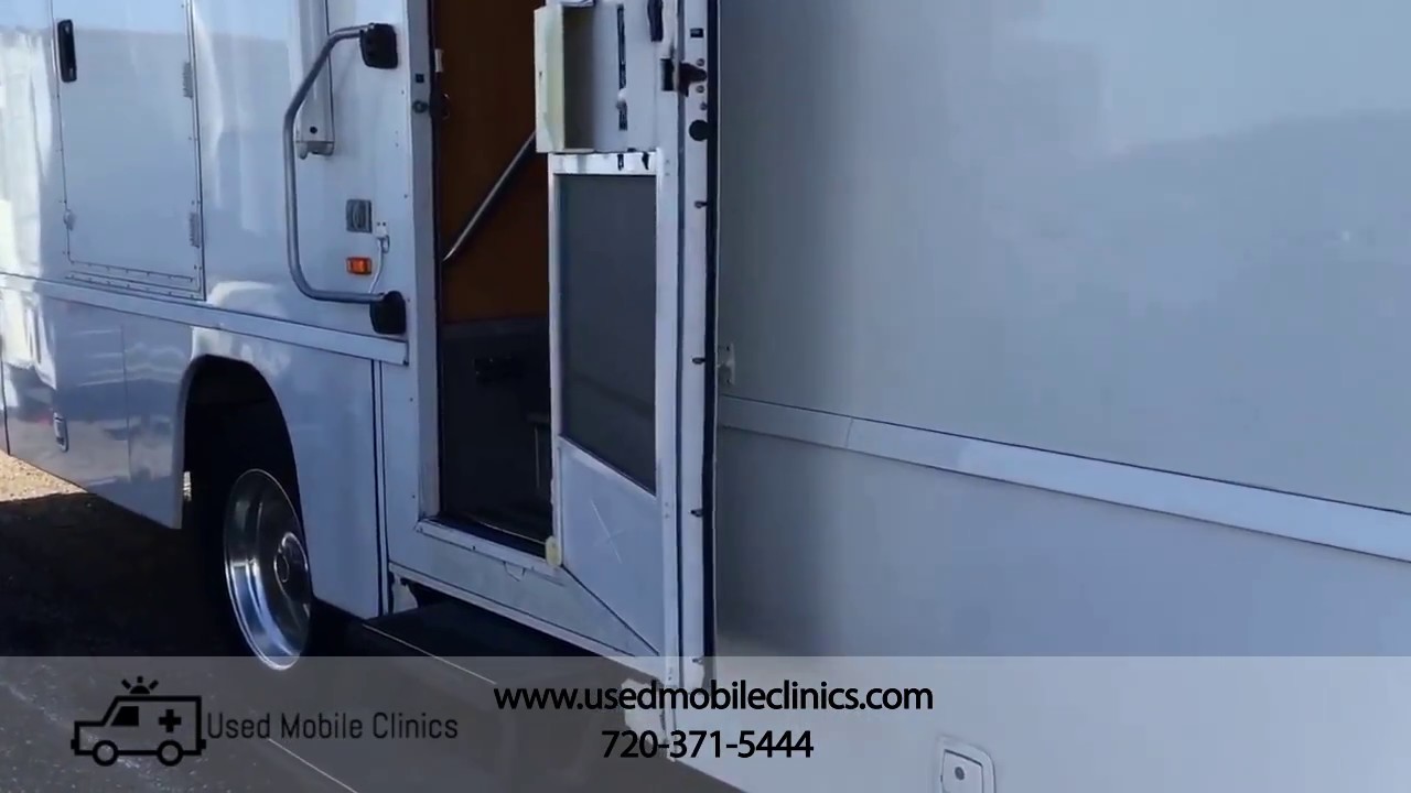 Mobile medical clinic Van RV with 2 exam rooms with wheelchair lift ...
