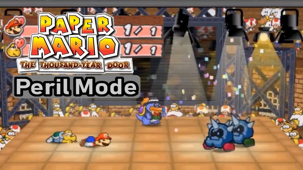 Paper Mario: TTYD - Glitz Pit (Minor League) - Peril Mode - YouTube