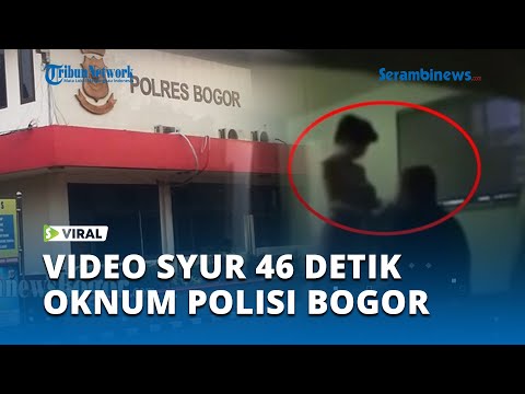 Heboh Video Tak Senonoh 46 detik Oknum Polisi Bersama Pemandu Lagu