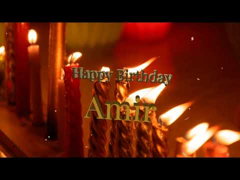 🎉 Happy Birthday Amir! 🎂 A Special Birthday Song Just For You 🥳🎶