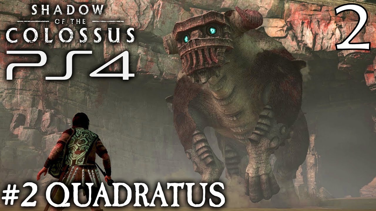 ''THE GIANT GOAT'' Shadow of the collosus quadratus boss fight ''Hard ...