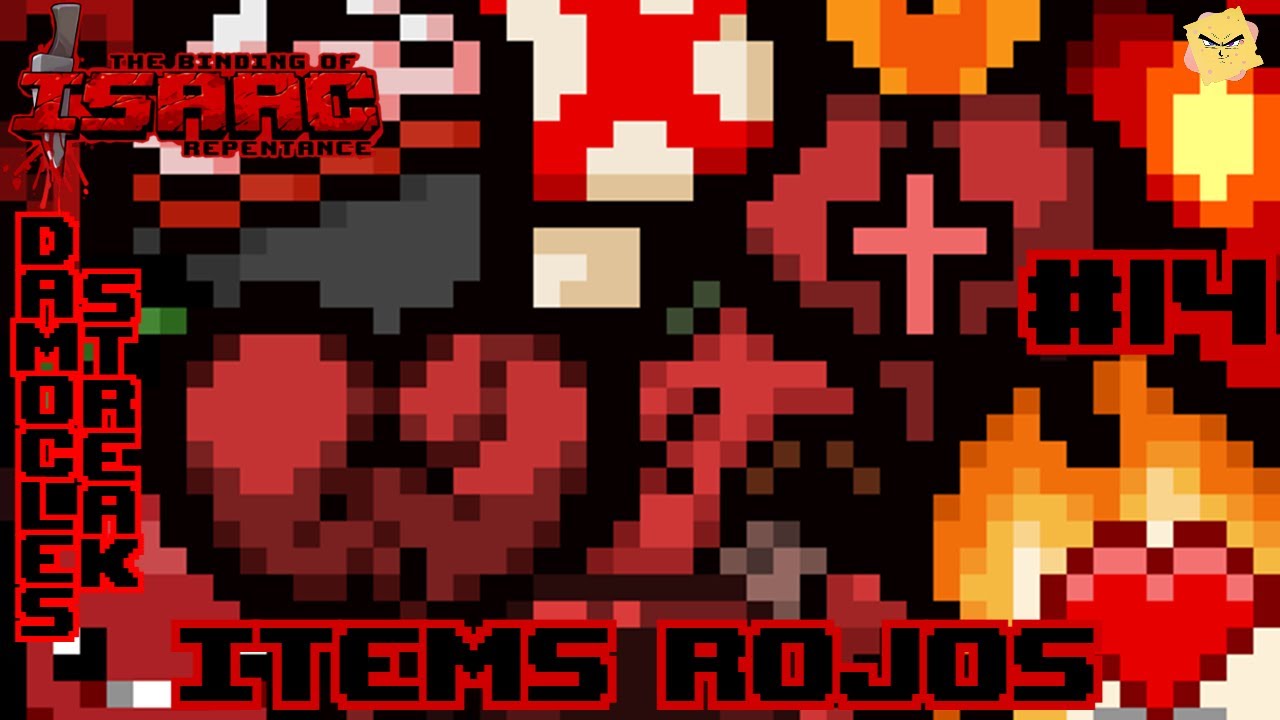 Items rojos [The Binding of Isaac Repentance] [ Damocles Streak] #14😎 ...