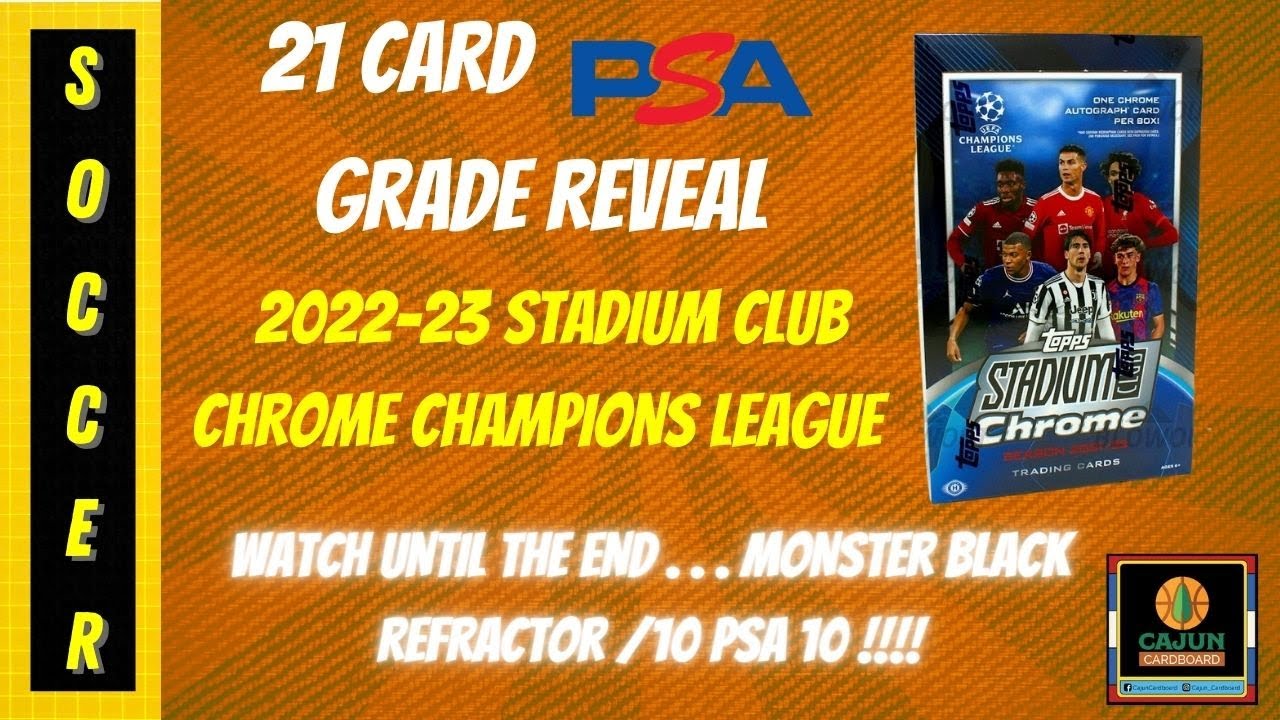 Grade Reveal Video - 21 PSA Soccer Cards including Massive PSA 10 Case ...