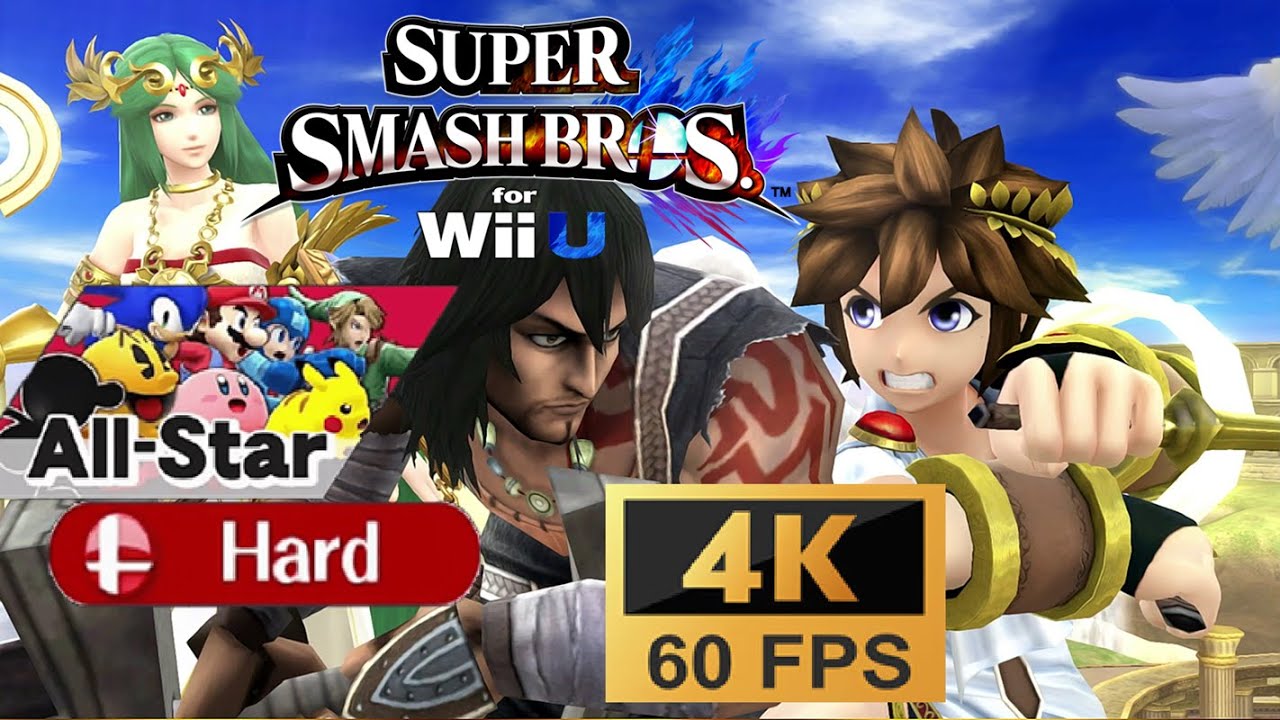 Super Smash Bros. Wii U All Star Mode on Hard with Pit [4K 60FS] - YouTube
