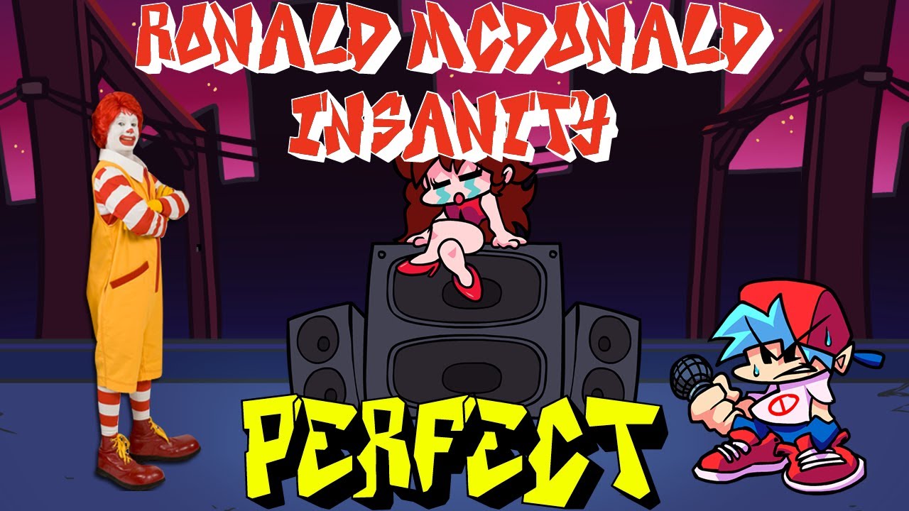 Friday Night Funkin' - Perfect Combo - Ronald McDonald Insanity Mod ...