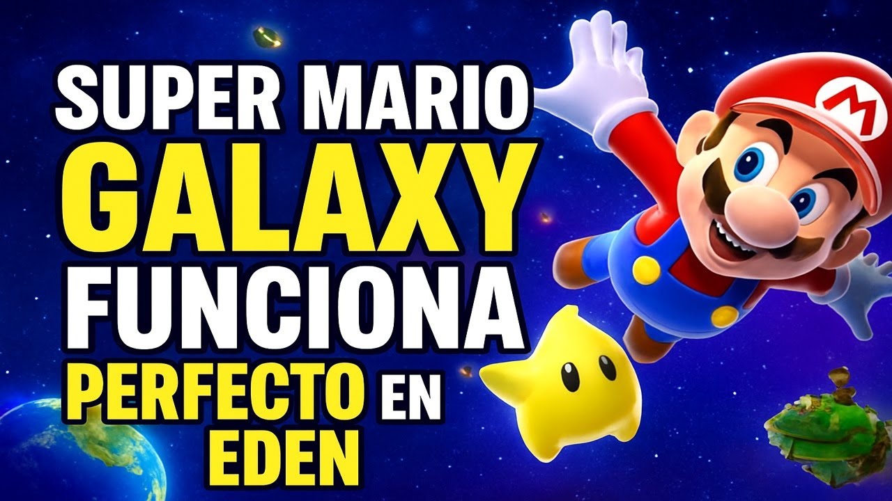 ¡INCREÍBLE! SUPER MARIO GALAXY 1 Y 2 CORREN PERFECTO EN EDEN SWITCH ...