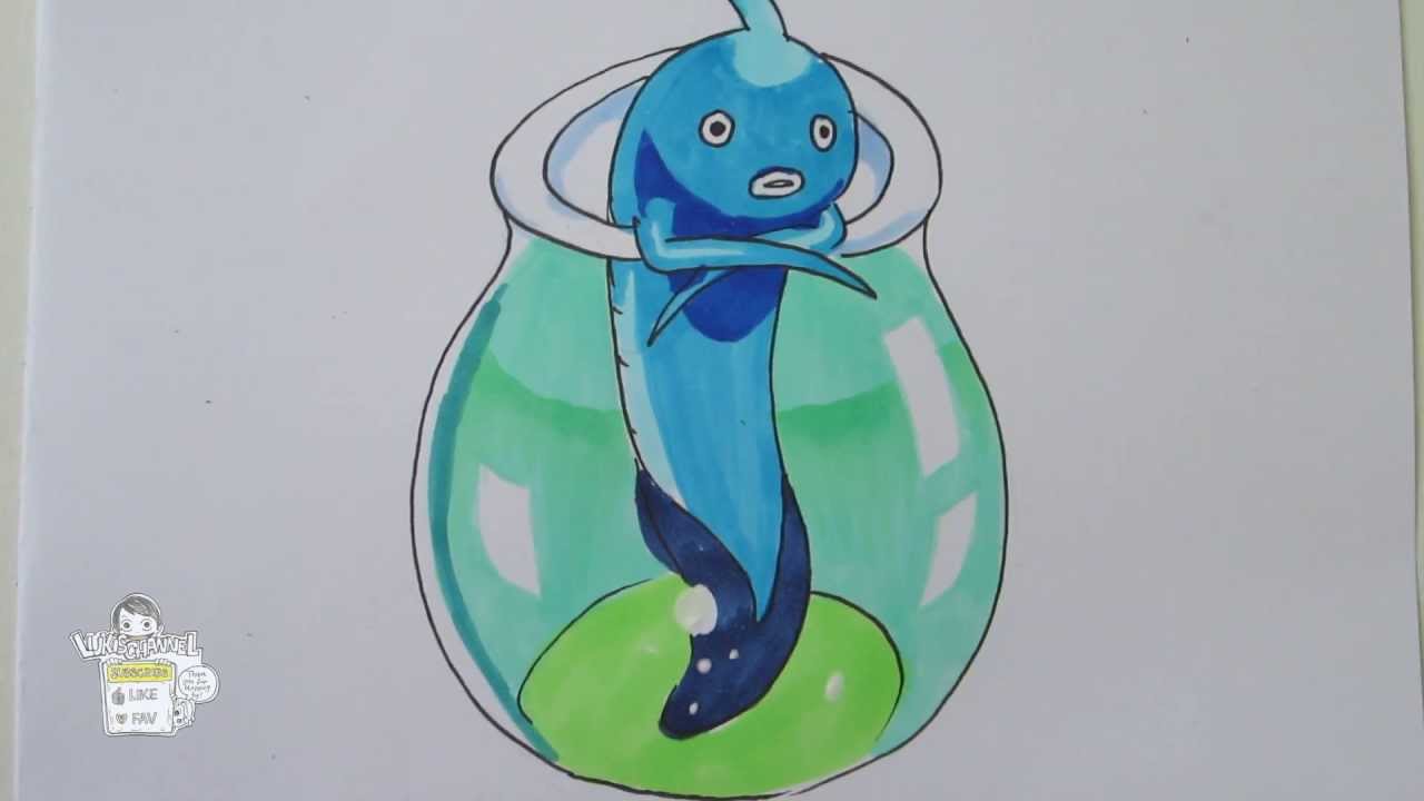 How to draw Oracle Fish 予言魚 from Dragon Ball Z Battle of Gods - YouTube