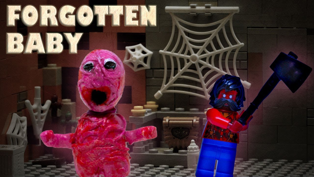 LEGO мультфильм ЗАБЫТЫЙ РЕБЕНОК/ The FORGOTTEN BABY horror stop motion ...