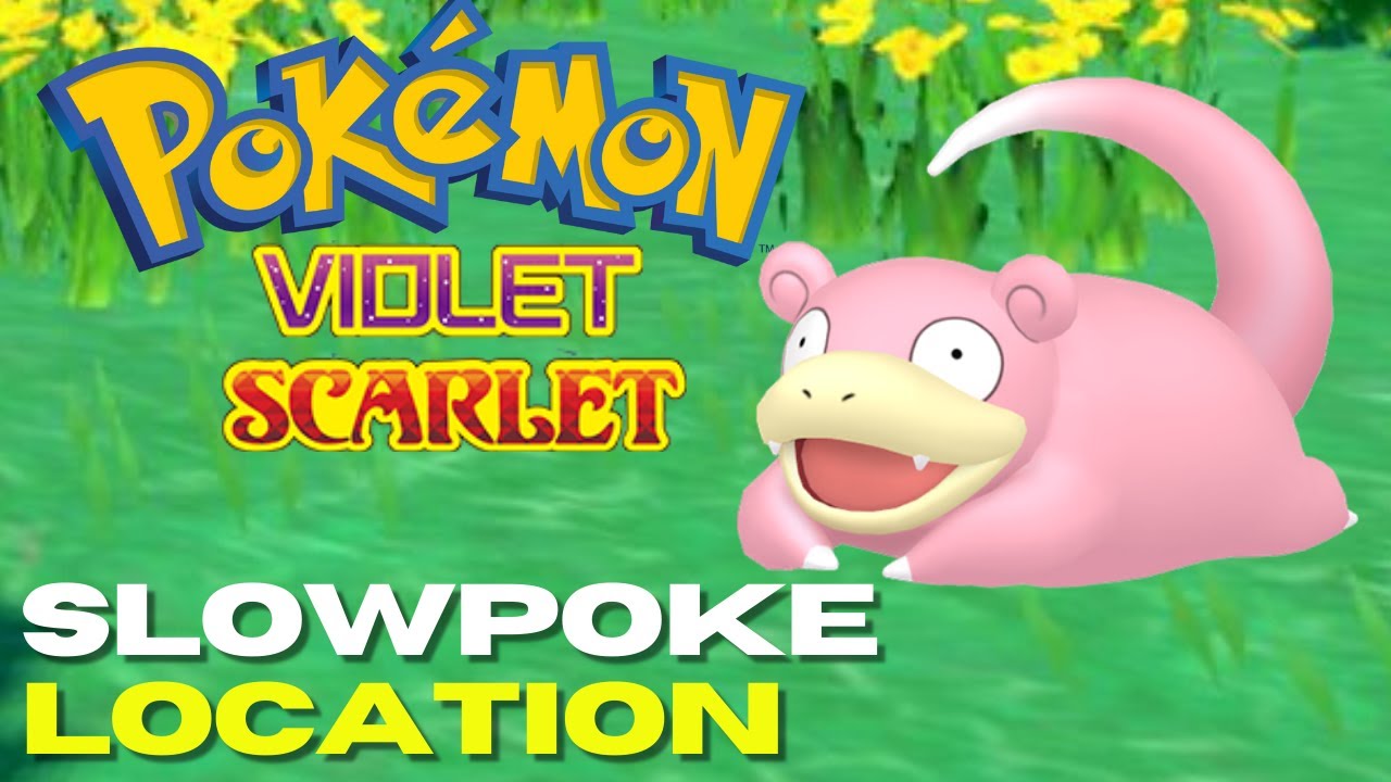How To Get Slowpoke In Pokémon Scarlet & Violet (Slowpoke Location ...