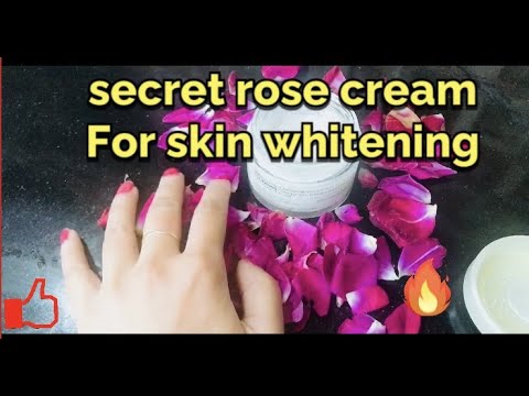 How to make your skin pink naturally at home|| rose moisturiser cream ...