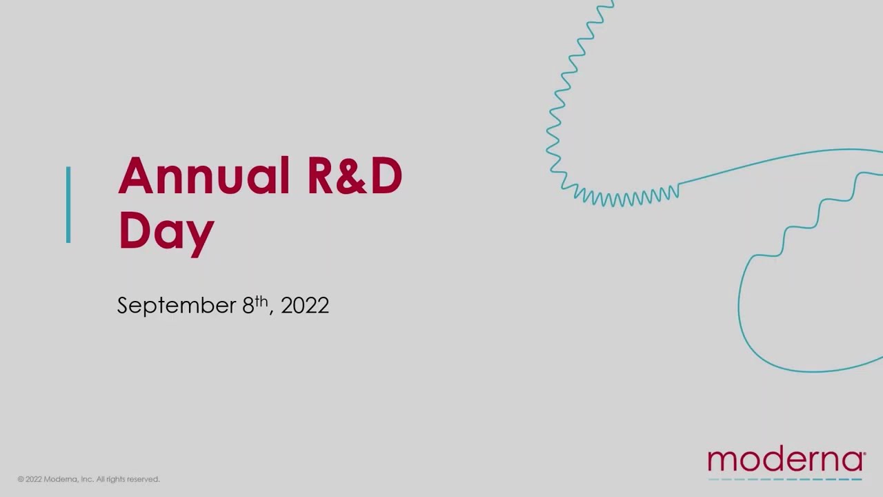 Moderna Annual R&D Day 2022 - YouTube