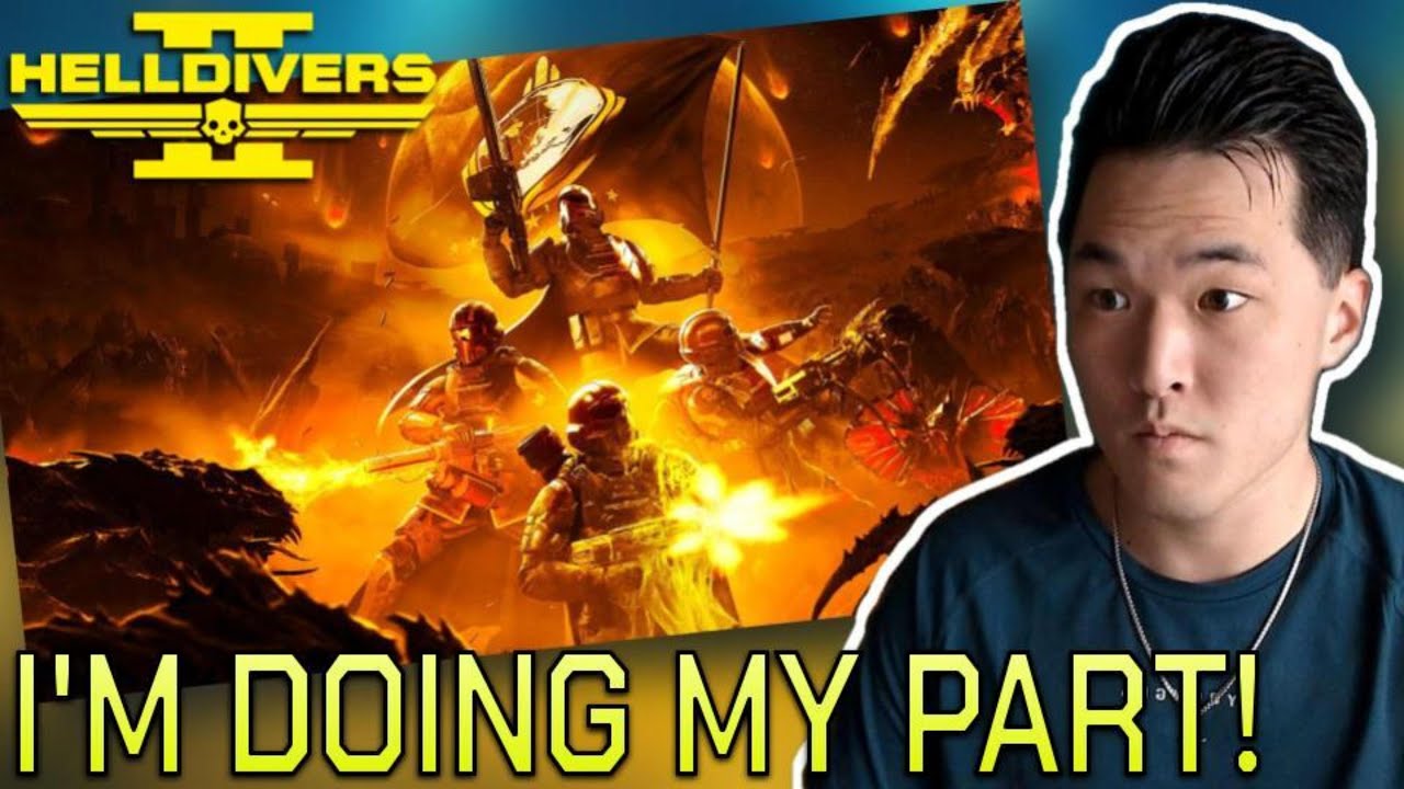 I'M DOING MY PART! | Helldivers 2 | FIRST TIME PLAYING! | Marine Officer Plays - YouTube